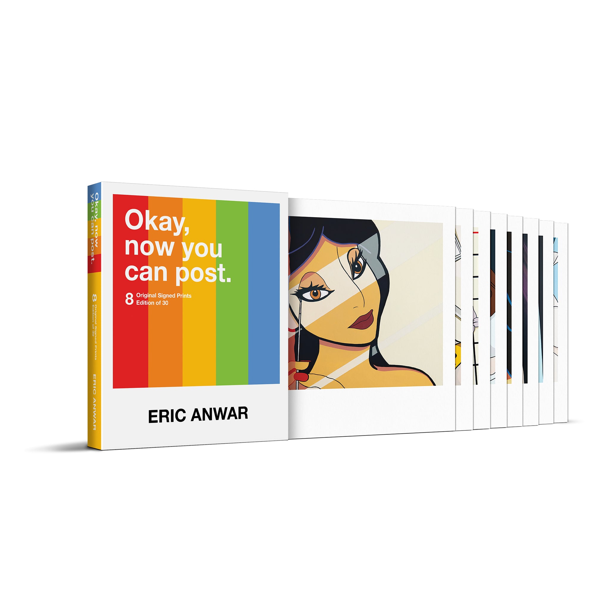 OKAY, NOW YOU CAN POST No.1 - No.8 | SET OF 8 SIGNED PRINTS EDITION OF